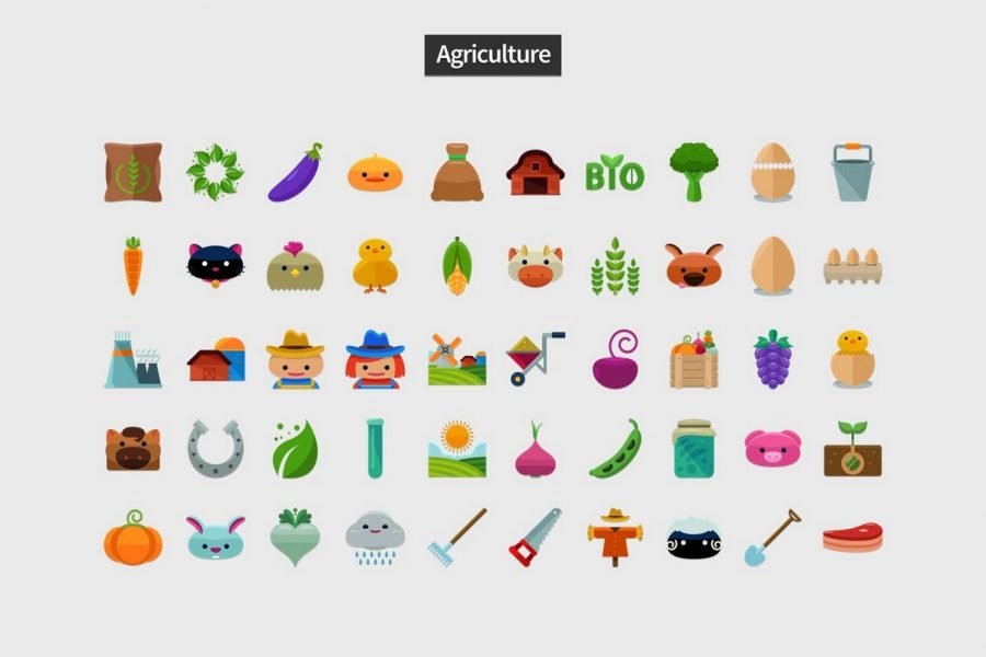 Flat Icons - PowerPoint Slide Master Templates & Infographics