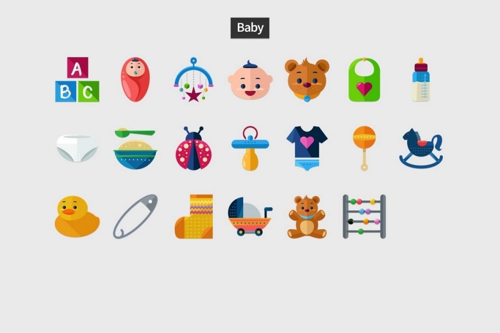 Flat Icons - PowerPoint Slide Master Templates & Infographics