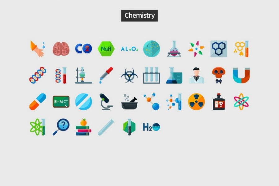 Flat Icons - PowerPoint Slide Master Templates & Infographics