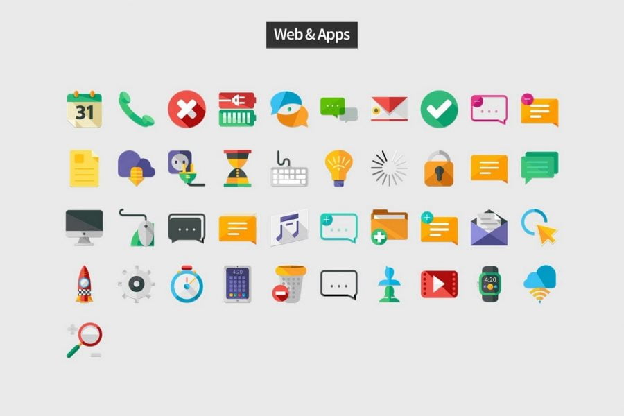 Flat Icons | Best PowerPoint Template 2021