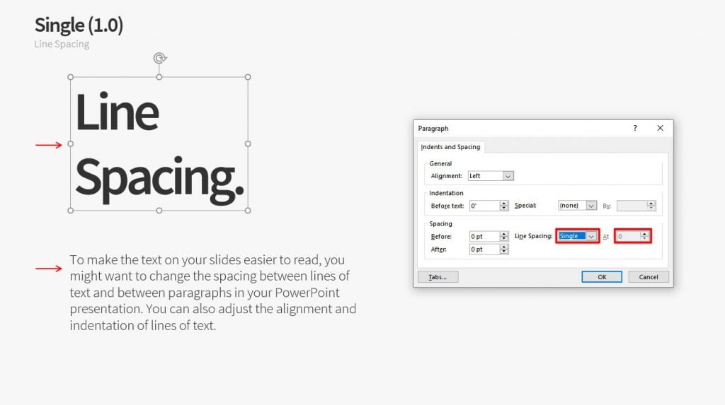 Line Spacing PowerPoint Slide Master Templates Infographics