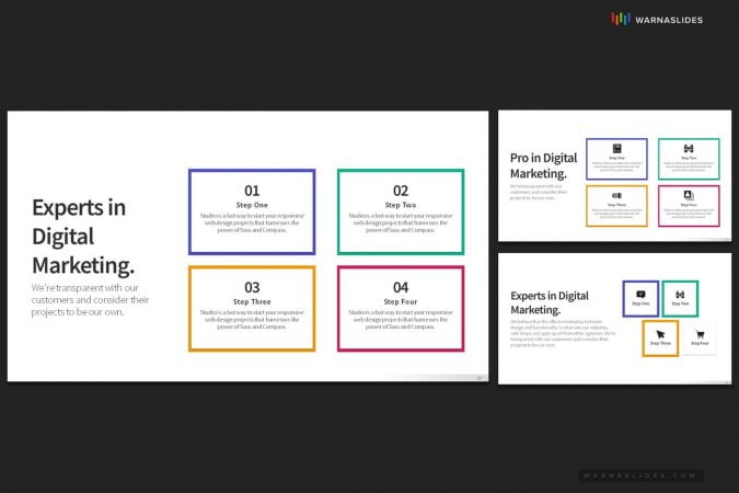 4 Bullet Points PowerPoint Template - PowerPoint Slide Master Templates ...