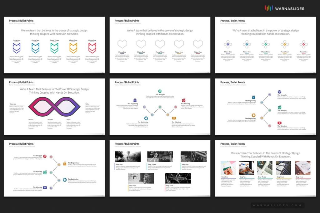 5 Bullet Points PowerPoint Template - PowerPoint Slide Master Templates ...