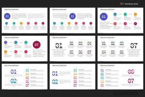 7 Bullet Points PowerPoint Template - PowerPoint Slide Master Templates ...