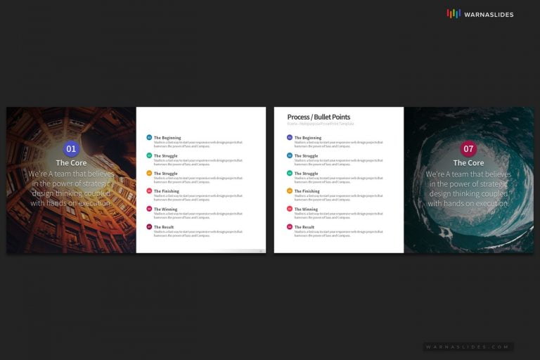 7 Bullet Points PowerPoint Template - PowerPoint Slide Master Templates ...