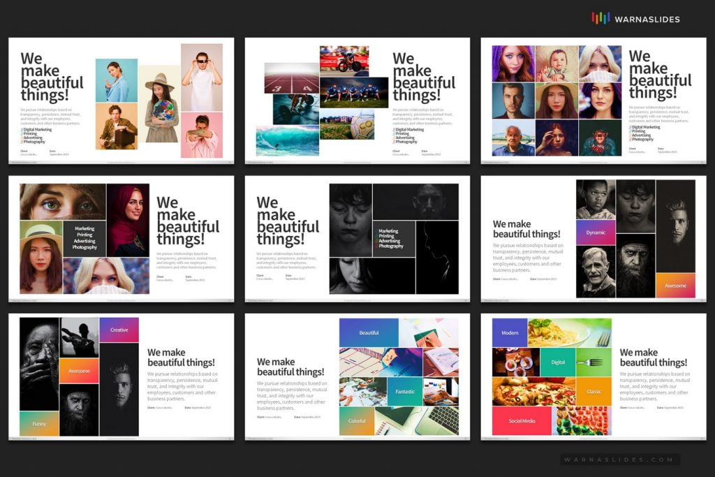 Creative Portfolio PowerPoint Template - PowerPoint Slide Master ...