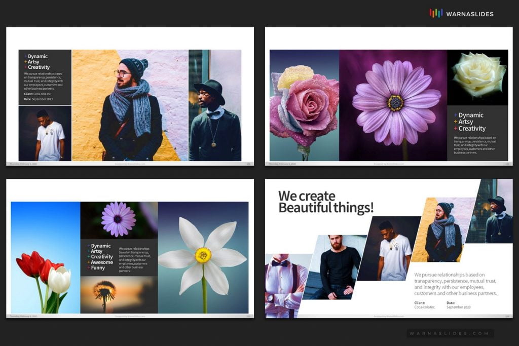 Creative Portfolio PowerPoint Template - PowerPoint Slide Master ...