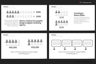 Numbers & Data PowerPoint Template - PowerPoint Slide Master Templates ...