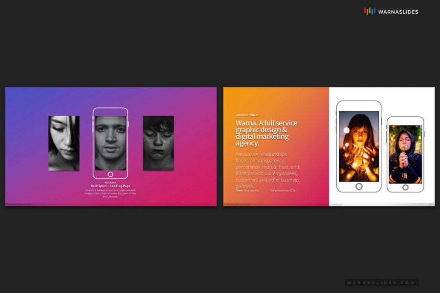 Devices (Smartphone) PowerPoint Template - PowerPoint Slide Master ...