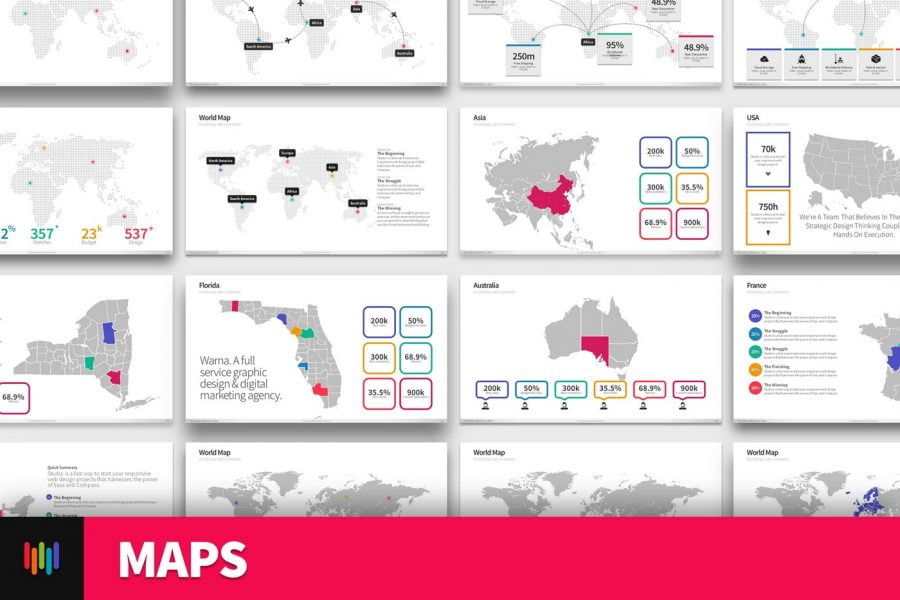 Demographic & Data & PowerPoint Template - PowerPoint Slide Master ...