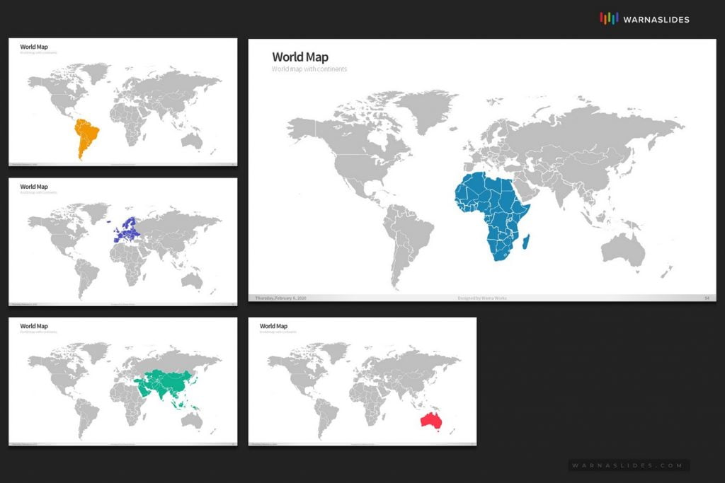 Maps & Data PowerPoint Template - PowerPoint Slide Master Templates ...