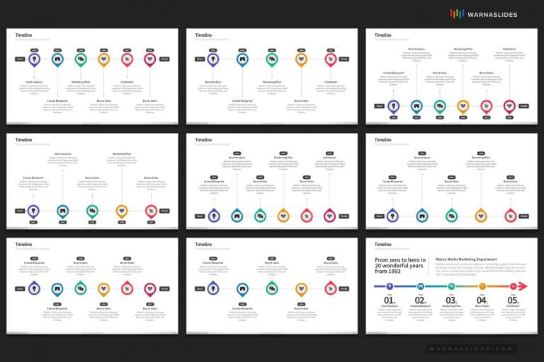 Project Timeline PowerPoint Template - PowerPoint Slide Master ...