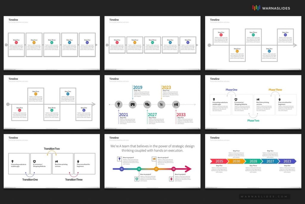 Project Timeline PowerPoint Template - PowerPoint Slide Master ...