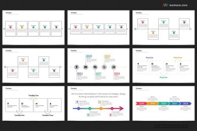 Project Timeline PowerPoint Template - PowerPoint Slide Master ...