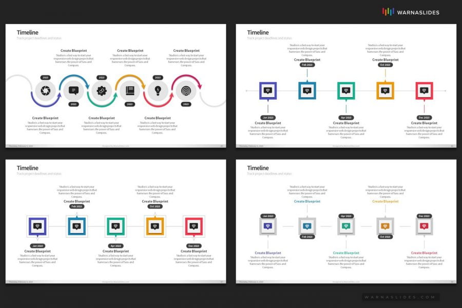 Project Timeline PowerPoint Template - PowerPoint Slide Master ...