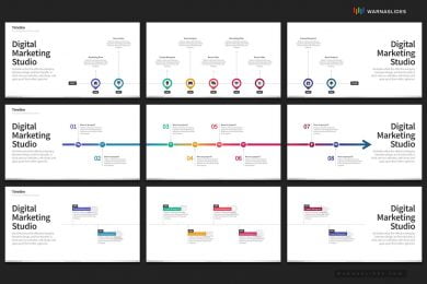 Project Timeline PowerPoint Template - PowerPoint Slide Master ...