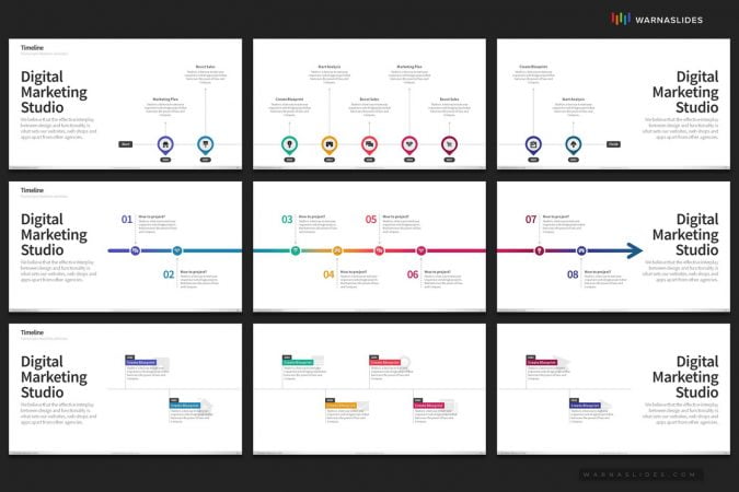 Project Timeline PowerPoint Template - PowerPoint Slide Master ...