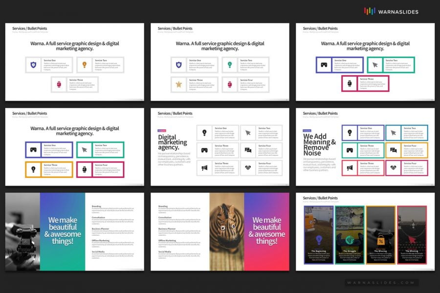 Services PowerPoint Template - PowerPoint Slide Master Templates ...
