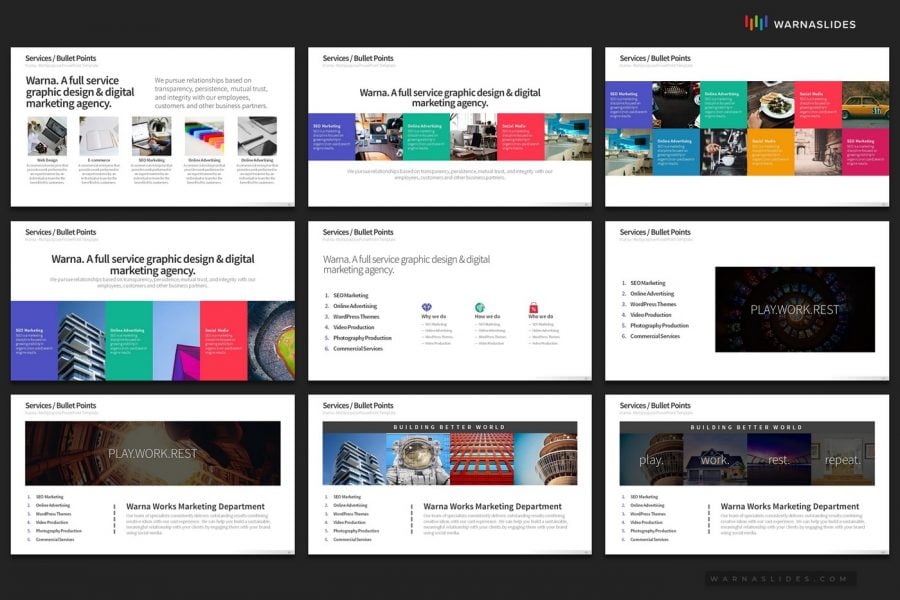 Services PowerPoint Template - PowerPoint Slide Master Templates ...
