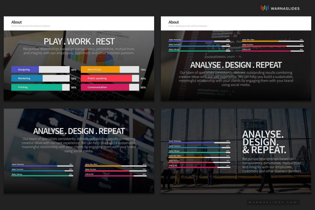 Skills & Expertise PowerPoint Template - PowerPoint Slide Master ...