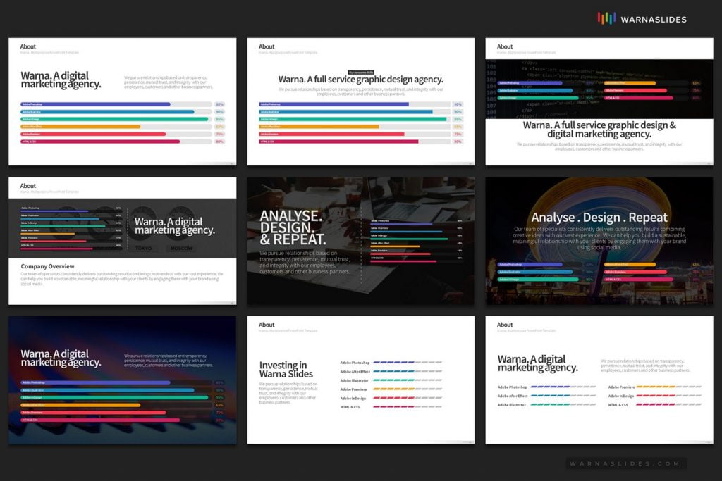 Skills & Expertise PowerPoint Template - PowerPoint Slide Master ...