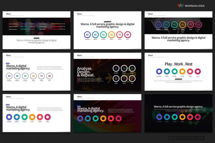 Skills & Expertise PowerPoint Template - PowerPoint Slide Master ...
