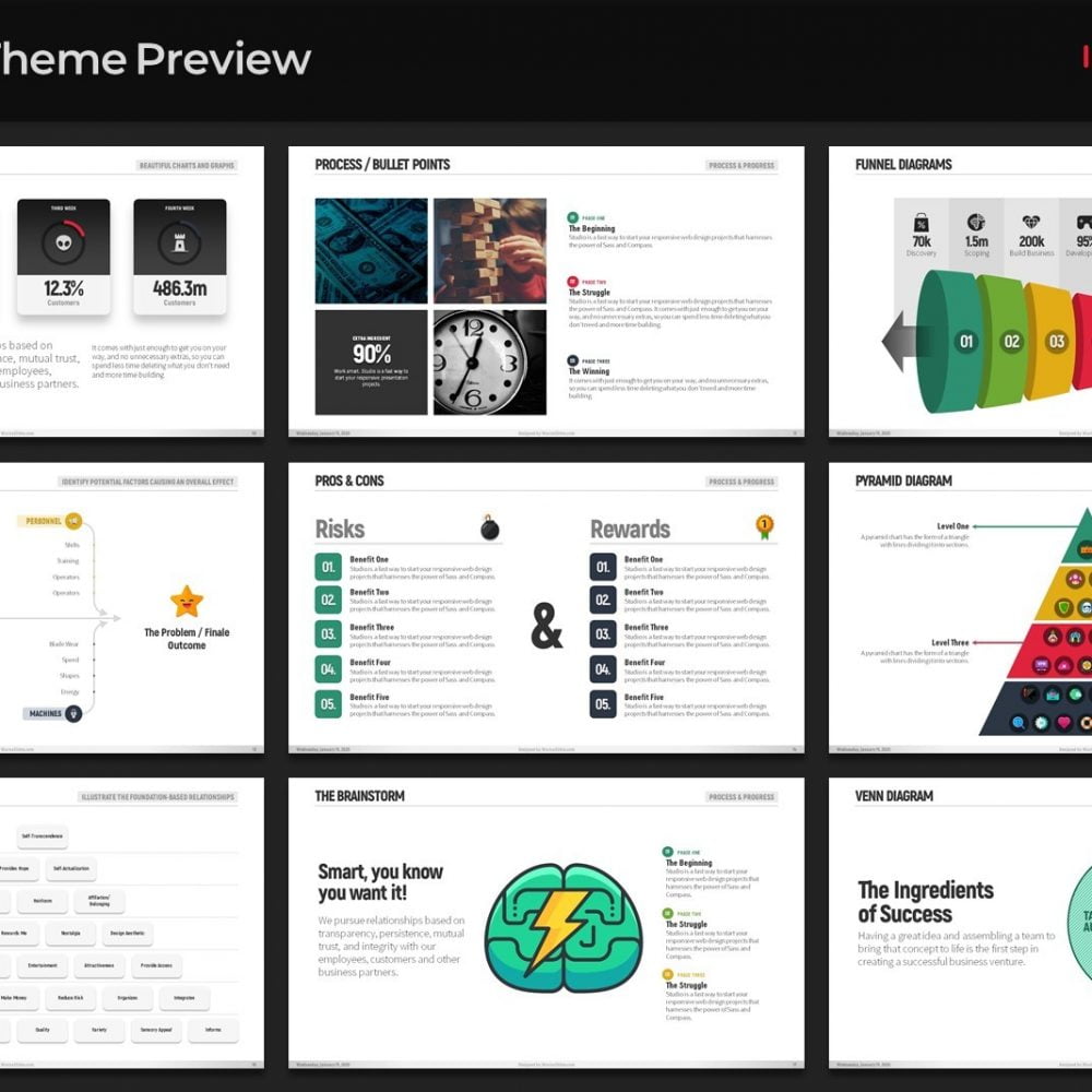 Tumbler PowerPoint Template | Best PowerPoint Template 2020