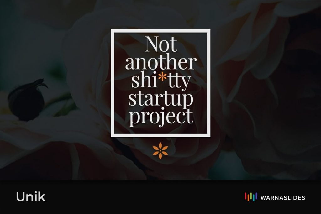 Unik PowerPoint Template - PowerPoint Slide Master Templates & Infographics