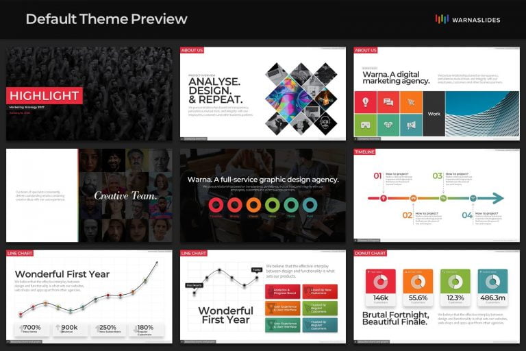 Highlight PowerPoint Template - PowerPoint Slide Master Templates ...