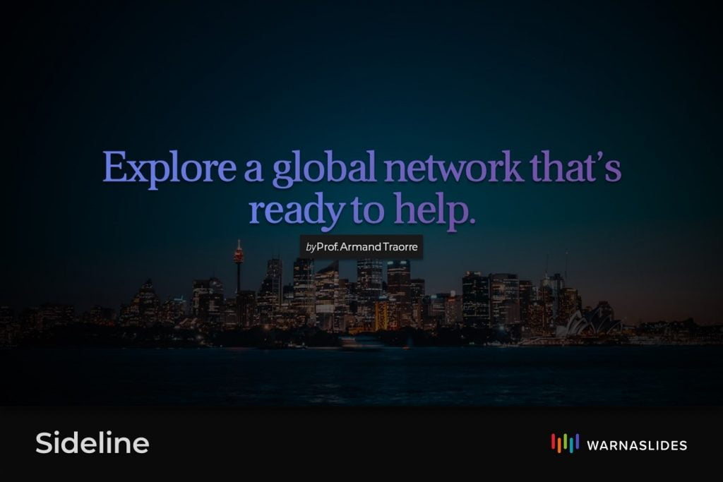 Sideline PowerPoint Template - PowerPoint Slide Master Templates ...