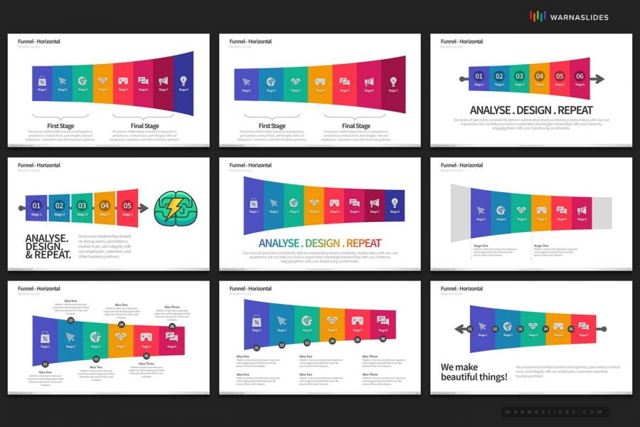 Funnel Diagram PowerPoint Template - PowerPoint Slide Master Templates ...