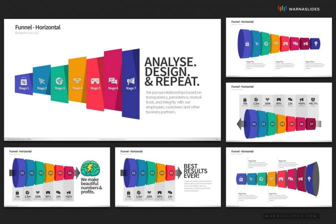 Funnel Diagram PowerPoint Template - PowerPoint Slide Master Templates ...