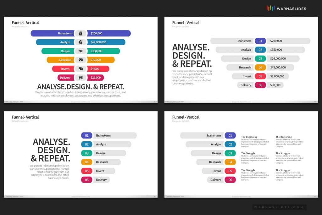 Funnel Diagram PowerPoint Template - PowerPoint Slide Master Templates ...