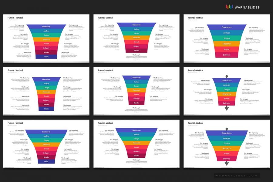 Funnel Diagram PowerPoint Template - PowerPoint Slide Master Templates ...