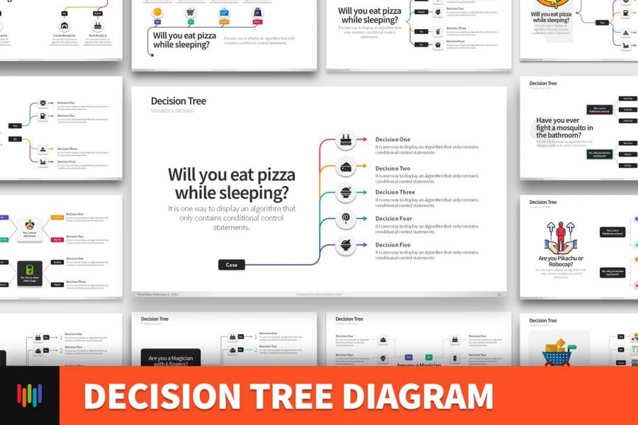 Decision Tree PowerPoint Template - PowerPoint Slide Master Templates ...