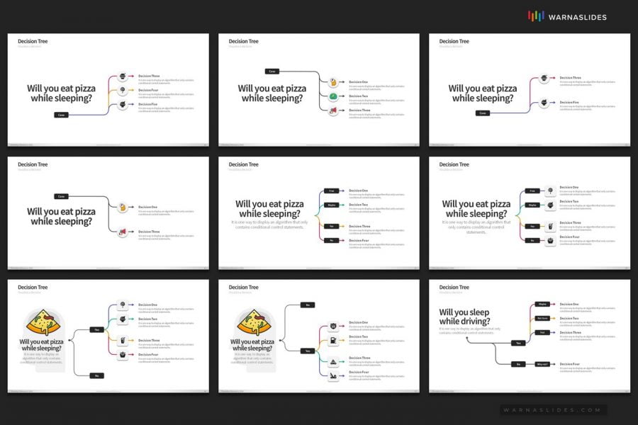 Decision Tree PowerPoint Template - PowerPoint Slide Master Templates ...