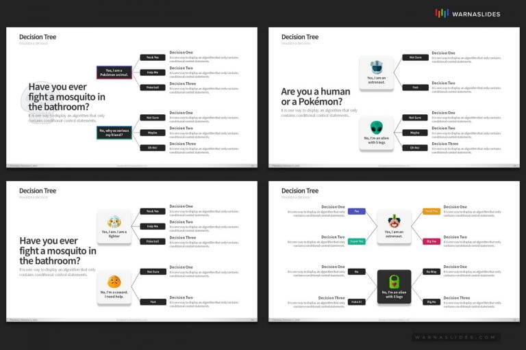 Decision Tree PowerPoint Template - PowerPoint Slide Master Templates ...