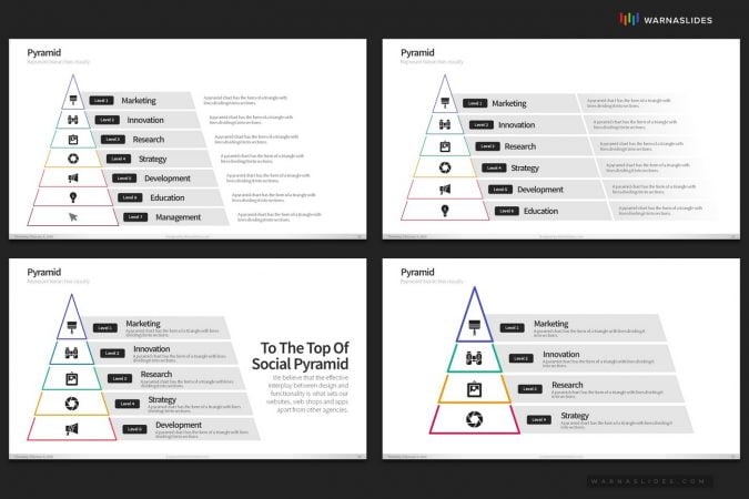 Pyramid Diagram PowerPoint Template - PowerPoint Slide Master Templates ...