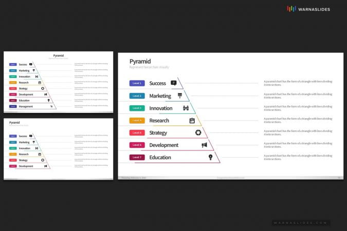 Pyramid Diagram PowerPoint Template - PowerPoint Slide Master Templates ...