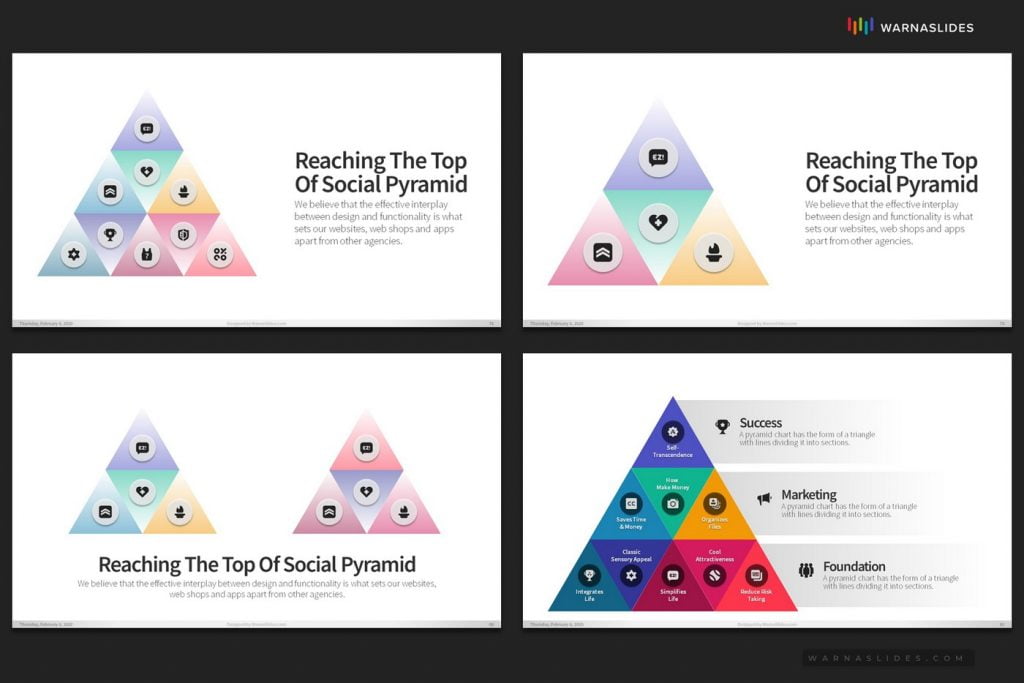 Pyramid Diagram PowerPoint Template - PowerPoint Slide Master Templates ...