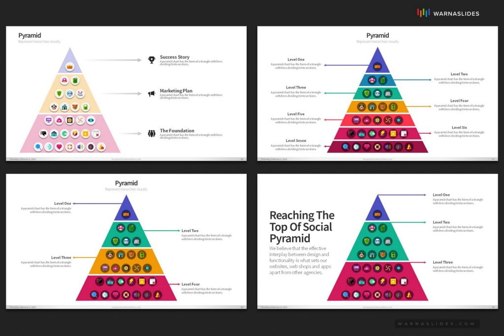 Pyramid Diagram PowerPoint Template | Best PowerPoint Template 2021