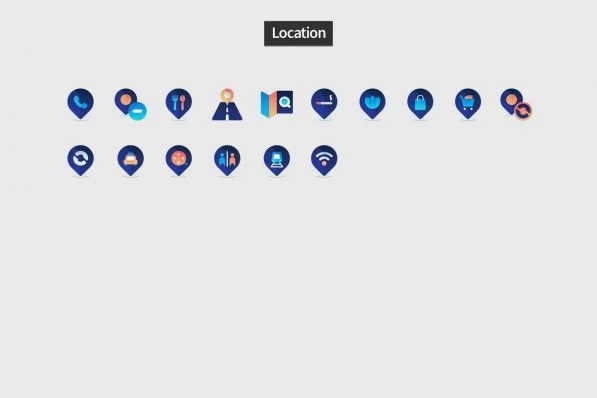 Gradient Icons - PowerPoint Slide Master Templates & Infographics