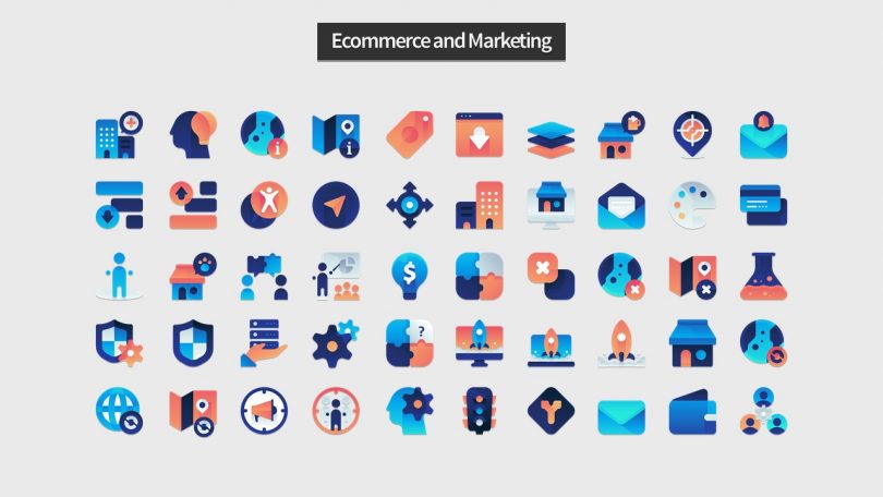 Gradient Icons | Best PowerPoint Template 2020