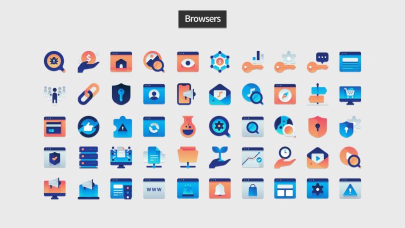 Gradient Icons | Best PowerPoint Template 2020