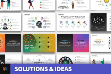 Solution & Ideas PowerPoint Template - PowerPoint Slide Master ...