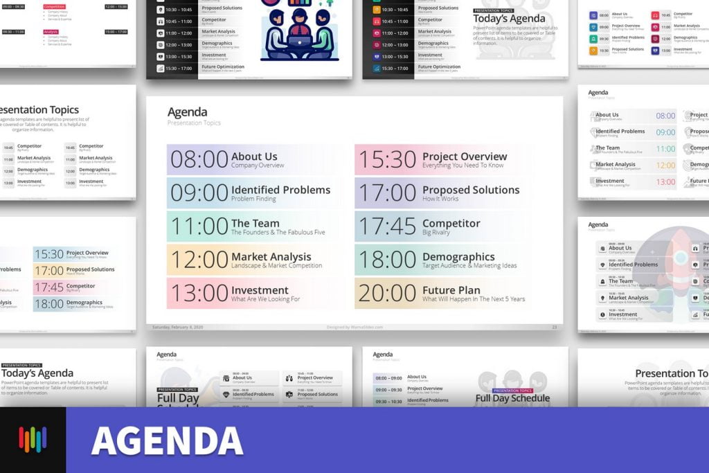 Agenda Meeting PowerPoint Template - PowerPoint Slide Master Templates ...