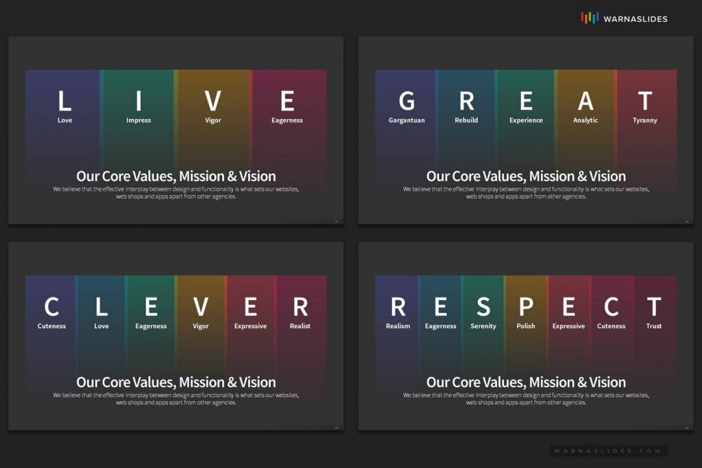 Core Values PowerPoint Template - PowerPoint Slide Master Templates ...