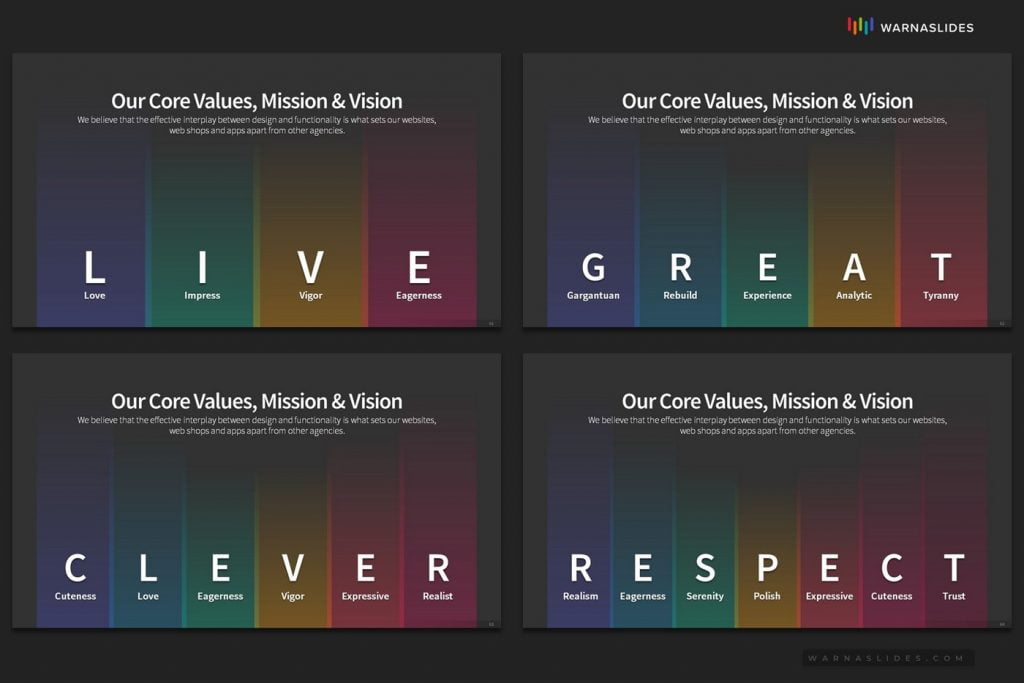 Core Values PowerPoint Template - PowerPoint Slide Master Templates ...