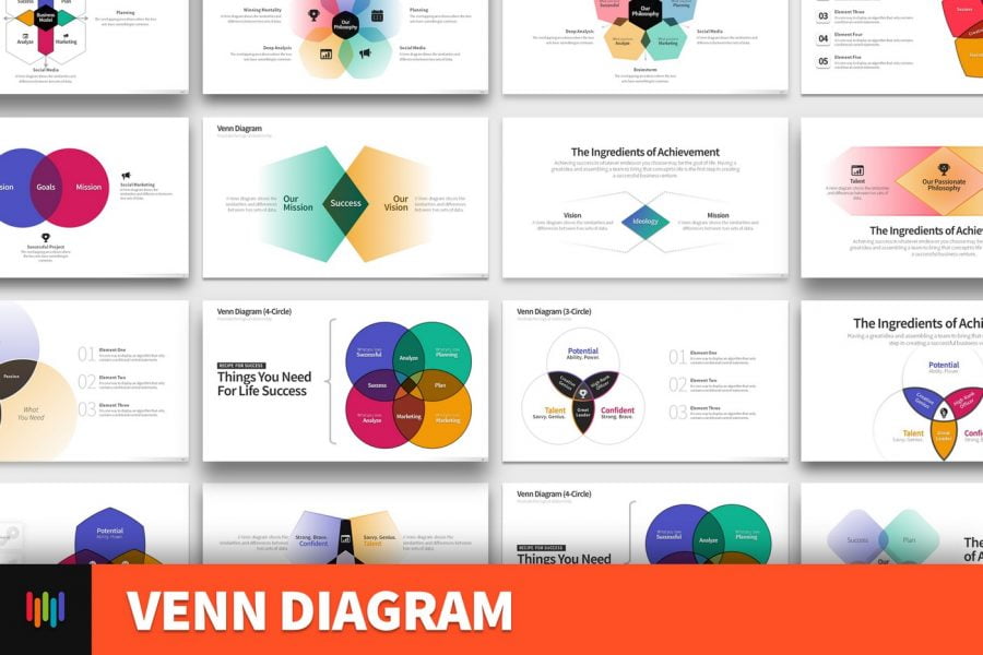 Venn Diagram PowerPoint Template - PowerPoint Slide Master Templates ...