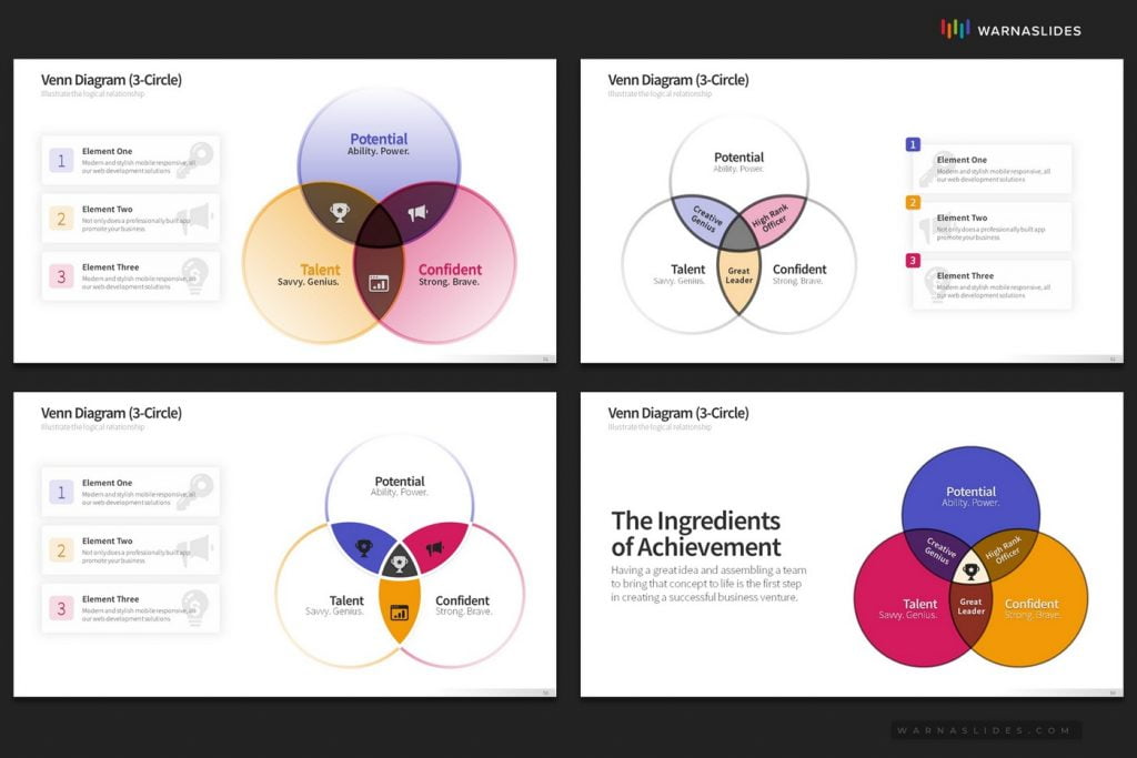 Venn Diagram PowerPoint Template - PowerPoint Slide Master Templates ...